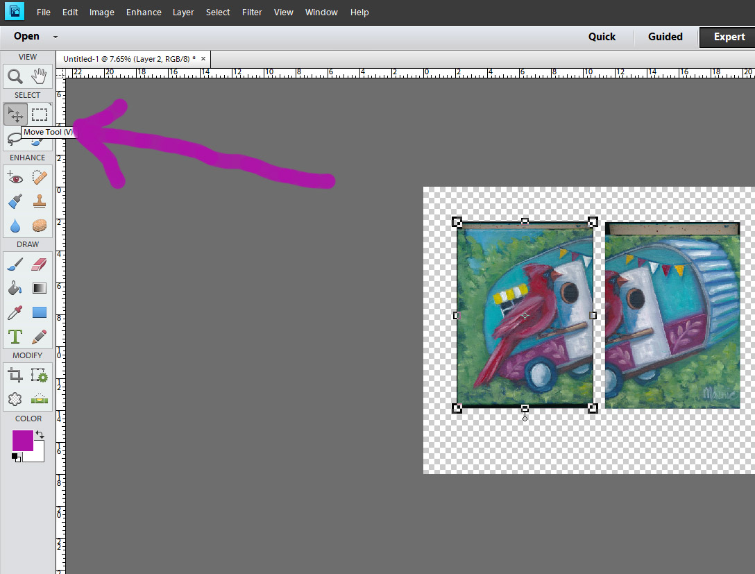 The art of creating a digital image – Art and Musings by Marnie