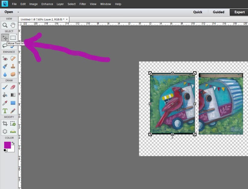 The art of creating a digital image – Art and Musings by Marnie