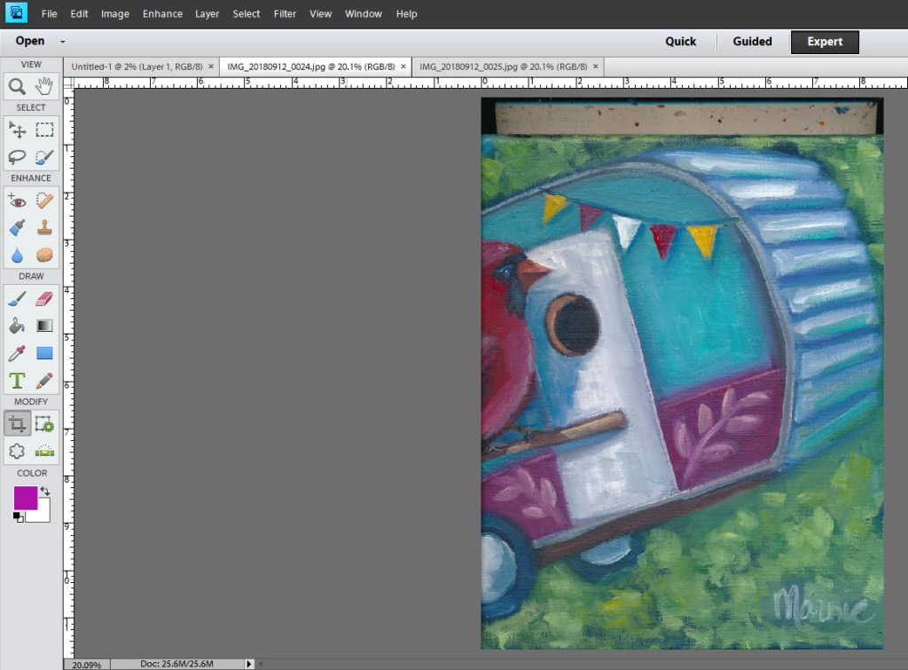 The art of creating a digital image – Art and Musings by Marnie