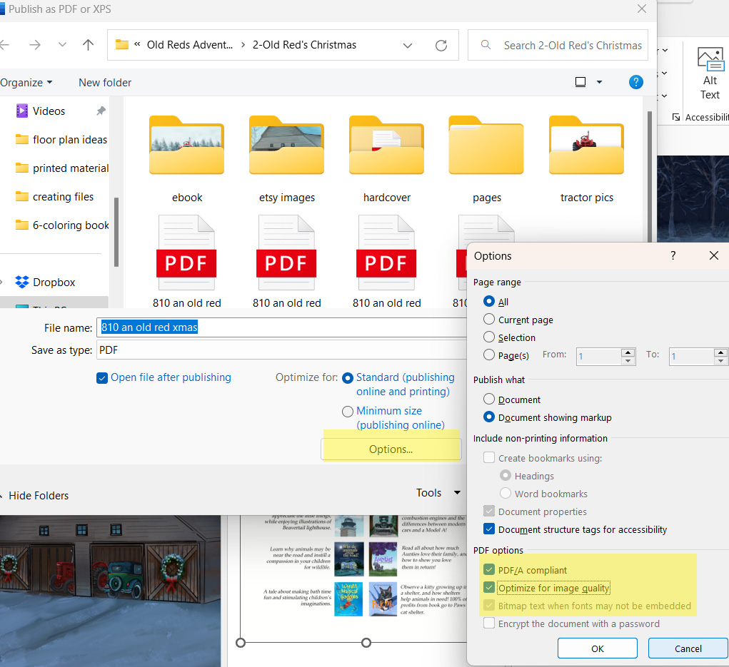 export-as-pdf-options – Art and Musings by Marnie
